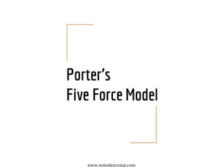 Porters 5 force Model.pdf