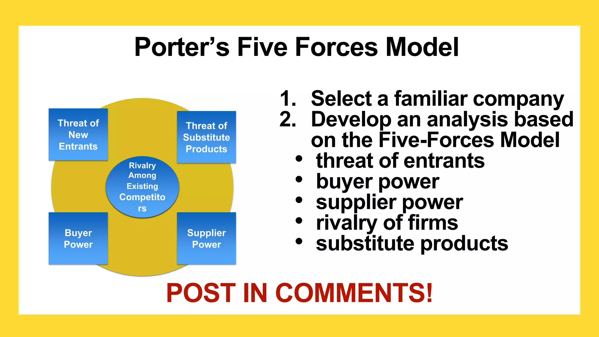 Porters 5 forces | PPTX | Business | Business and Finance