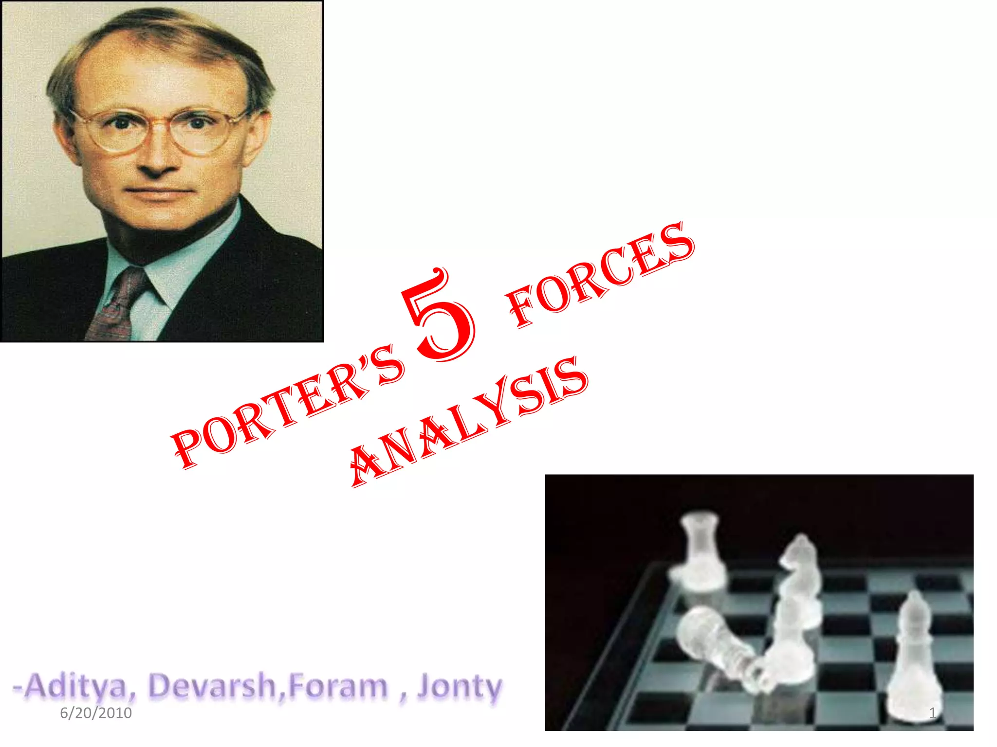 Porter’s 5 forces model case apple inc | PPT