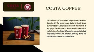 Porter's Five Forces Analysis: Starbucks vs. Costa Coffee | PPTX