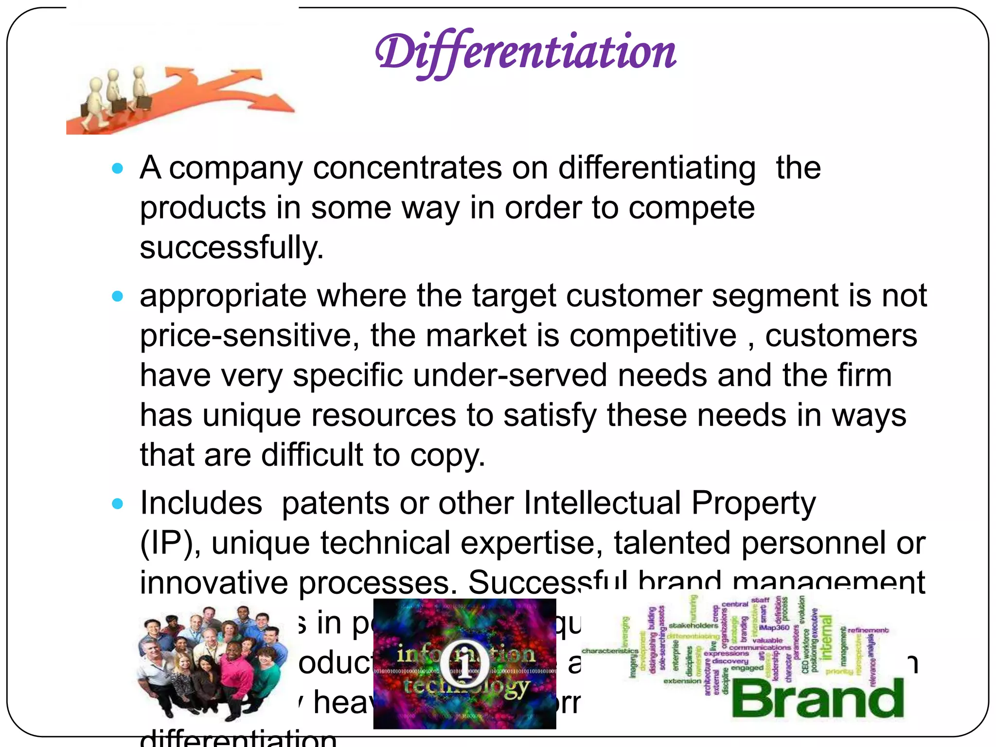 Porter’s generic competitive strategies | PPTX