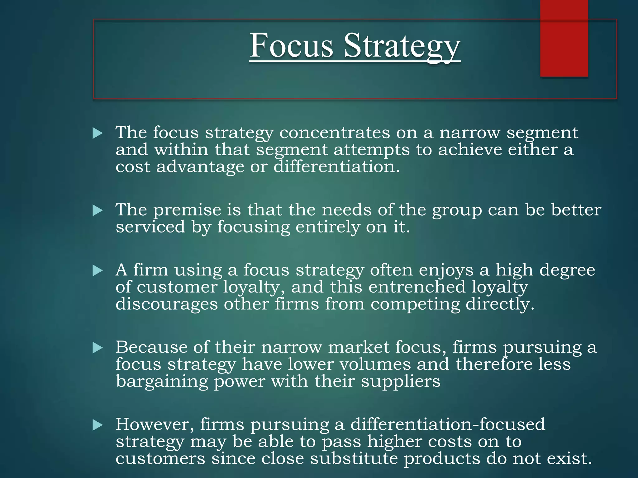 Porters generic strategies | PPTX