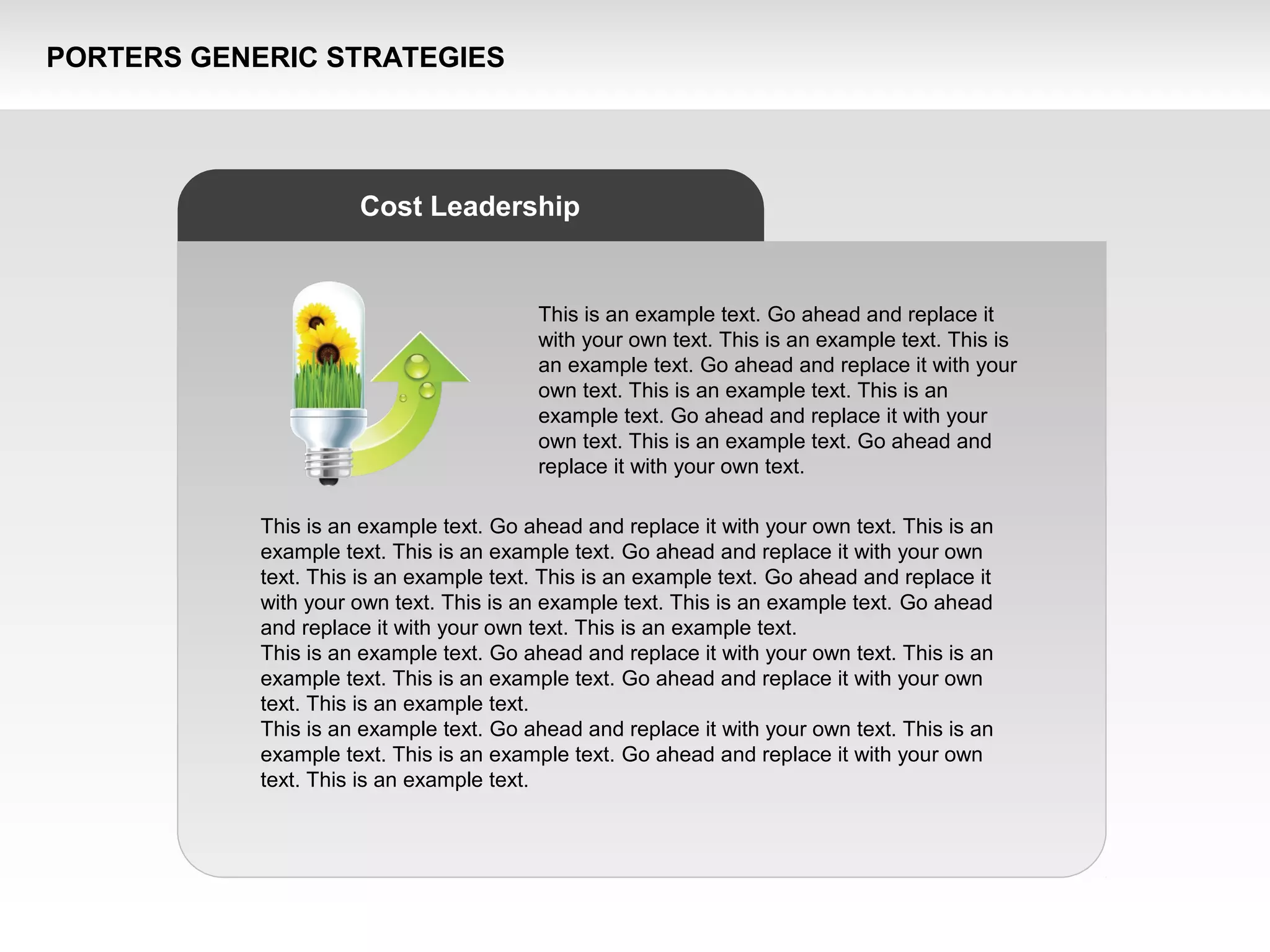 Porter's Generic Strategies Diagram | PPT