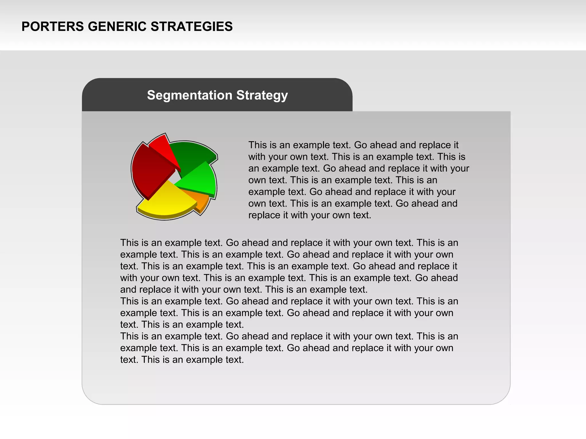 Porter's Generic Strategies Diagram | PPT