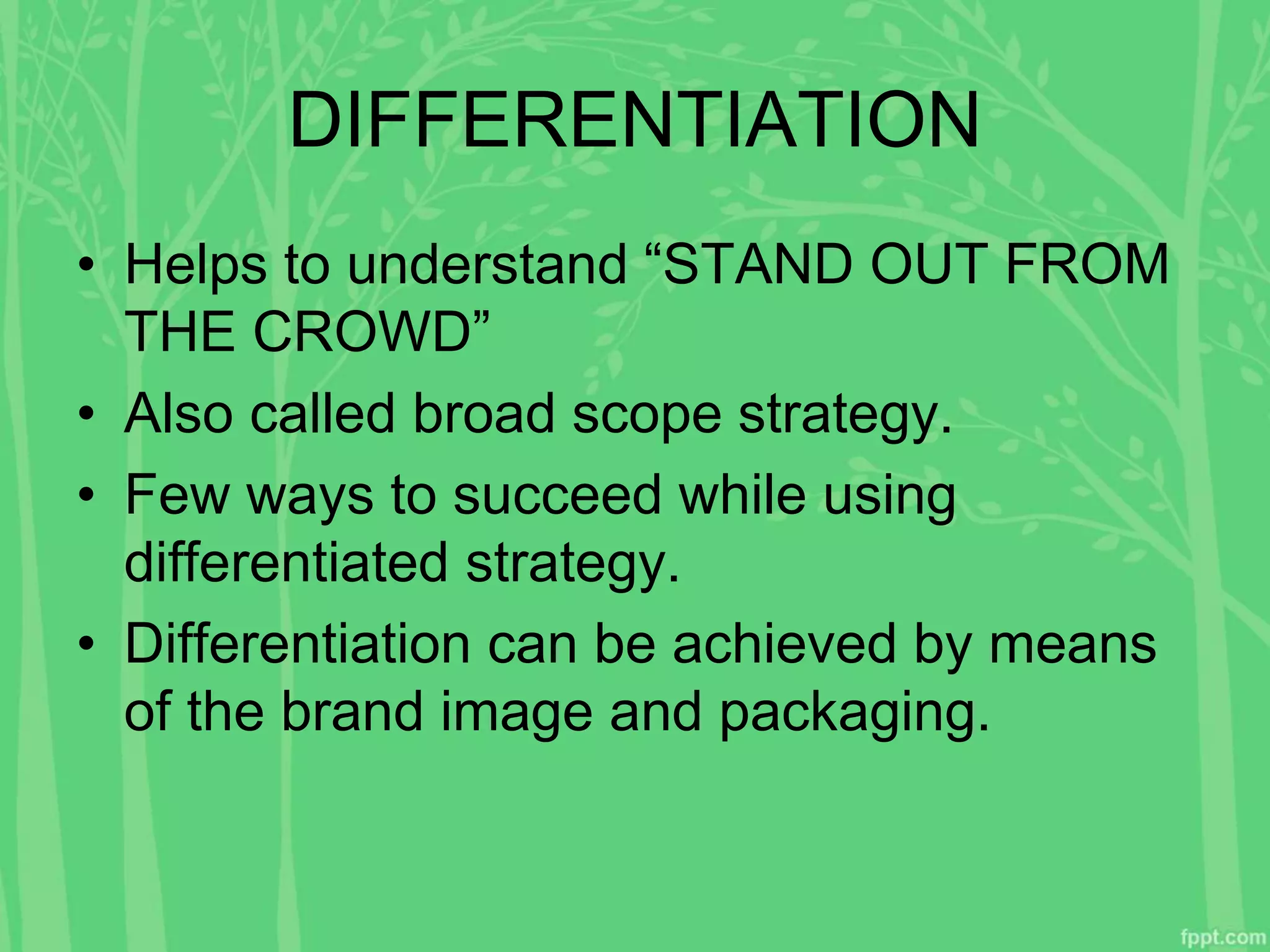 Porter’s generic strategy | PPTX