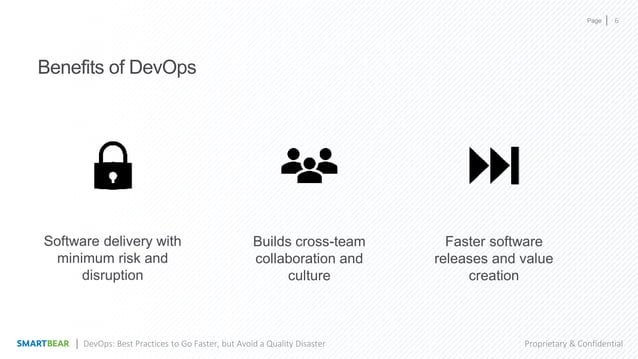 DevOps: 6 Steps to Go Faster, Build Better and Avoid Disaster | PPT