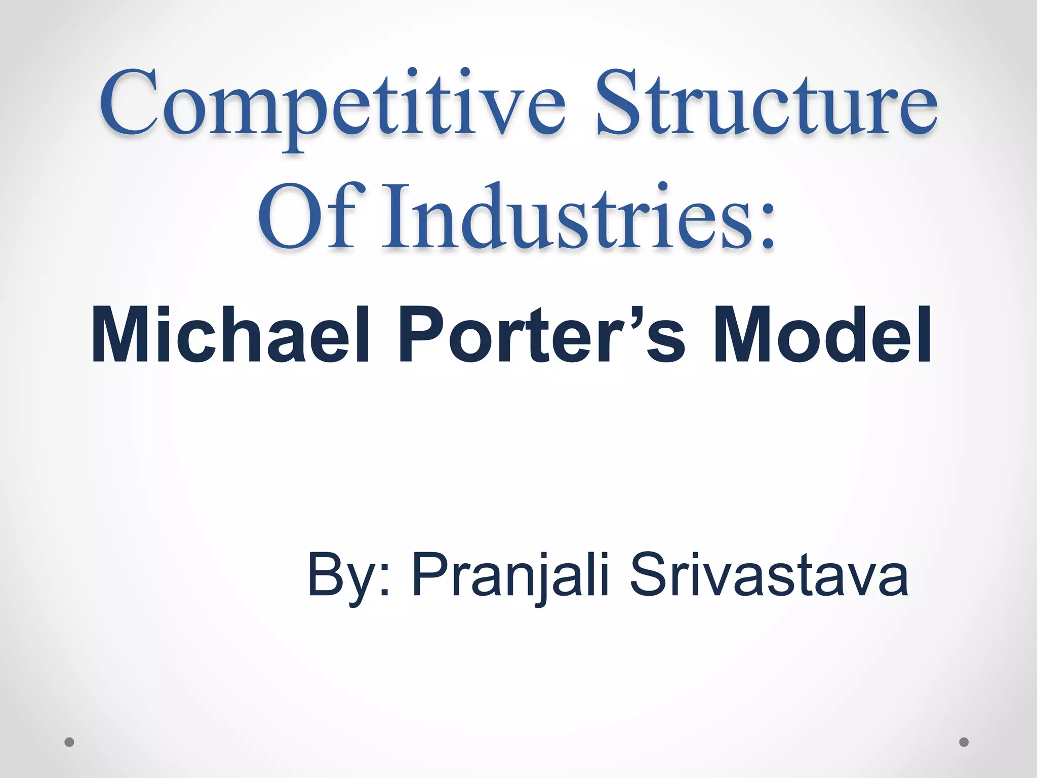 Porter's model | PPTX