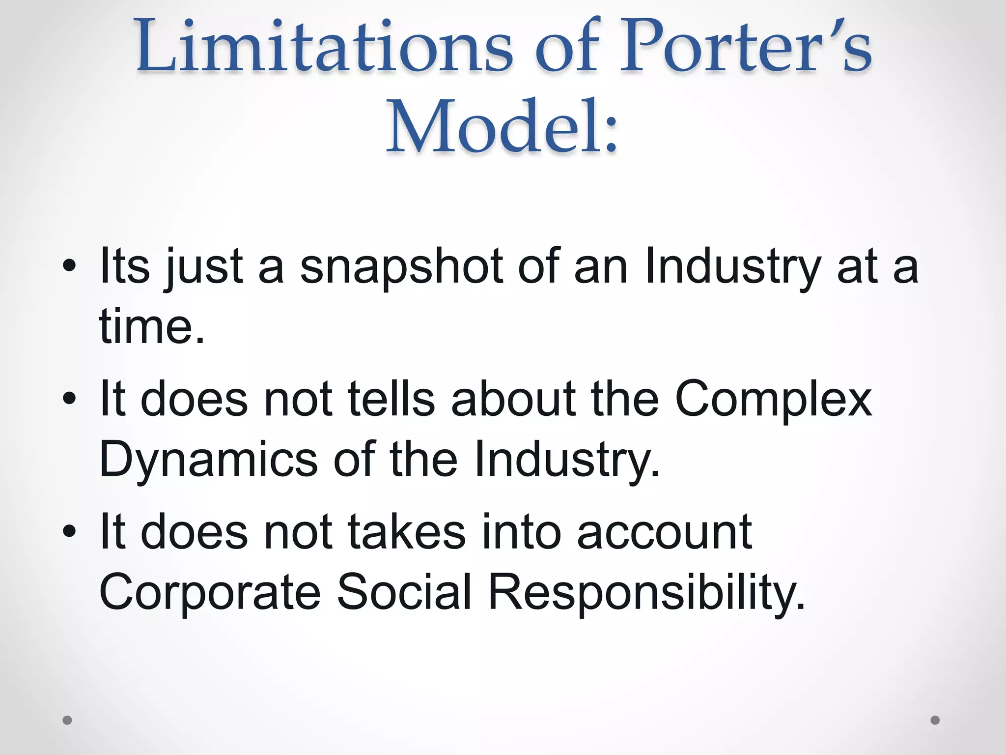 Porter's model | PPTX
