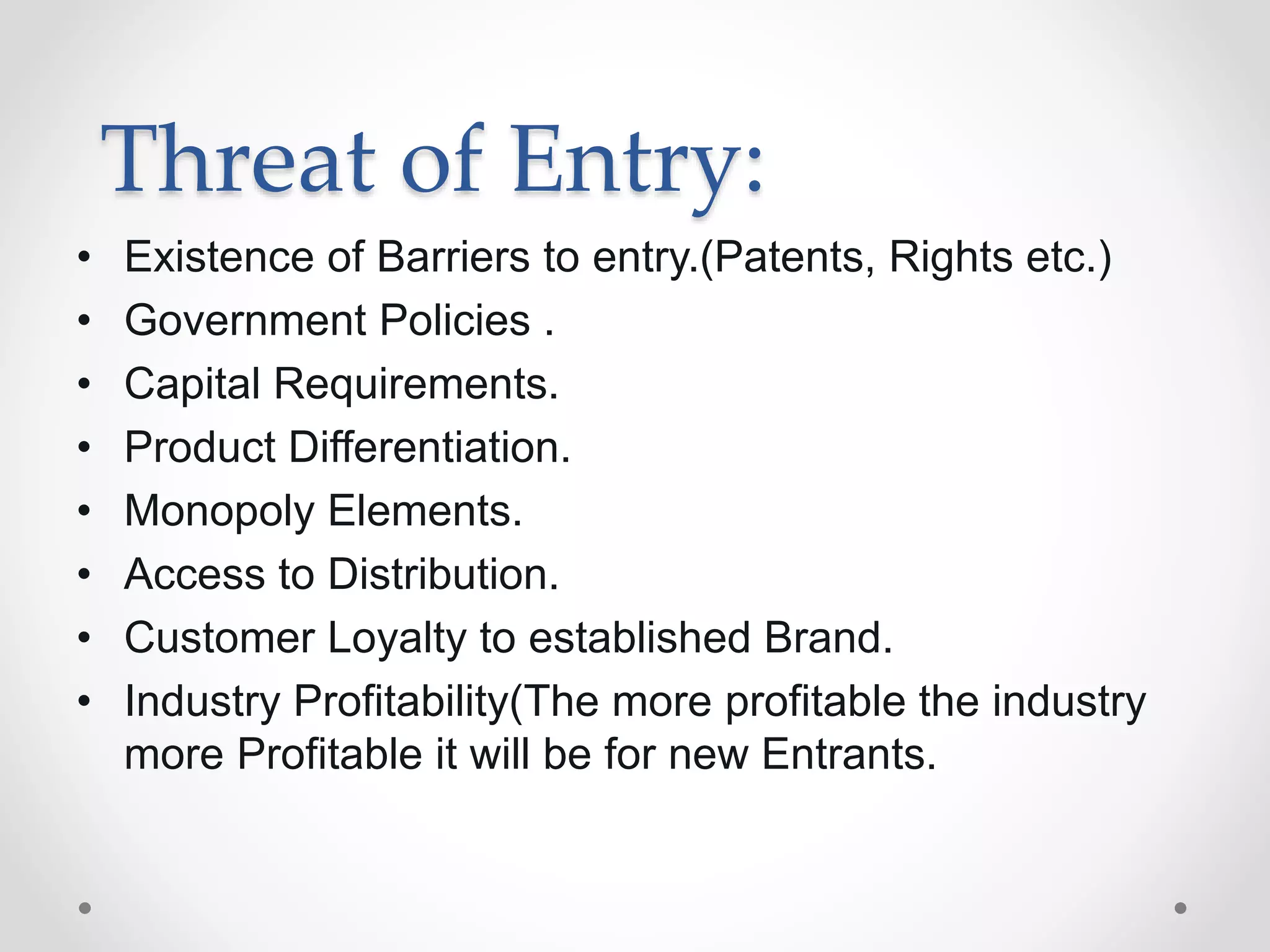 Porter's model | PPTX