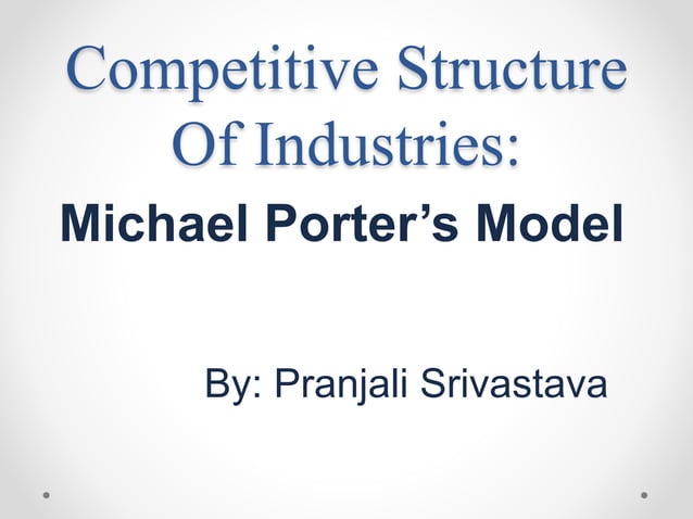 Porter's model | PPT