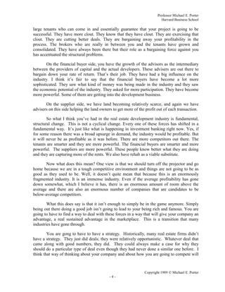 Porter strategy real_estate | PDF | Housing Market | Economy