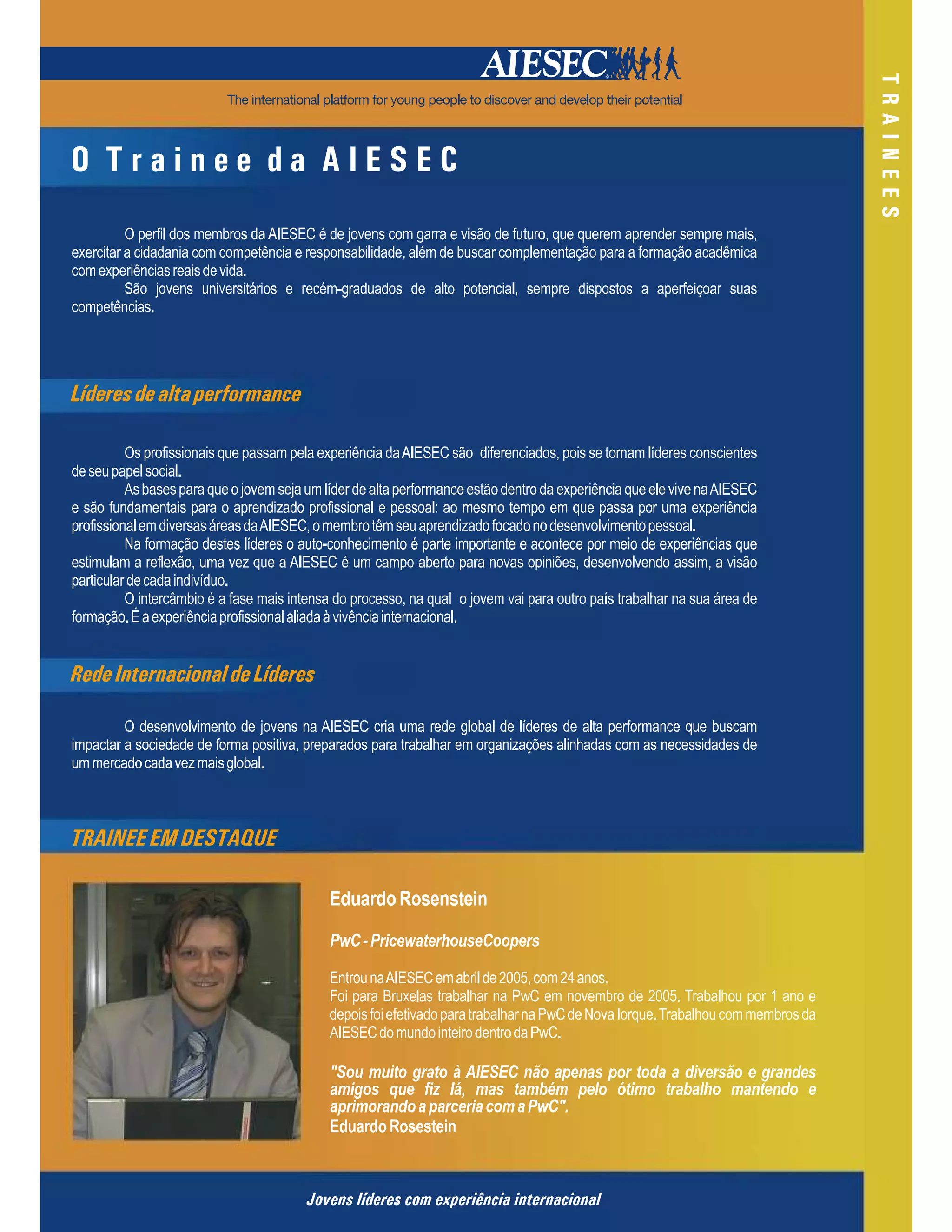 Portfólio institucional aiesec | PDF