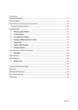 Portfoilo constructuion | PDF