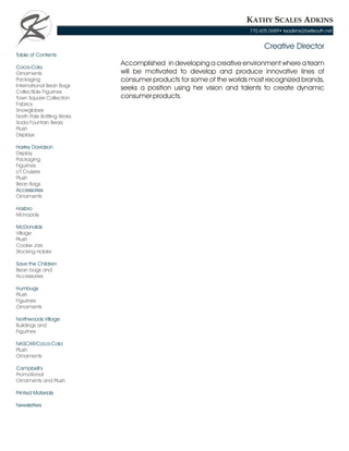 Kathy Scales Adkins Portfolio | PDF