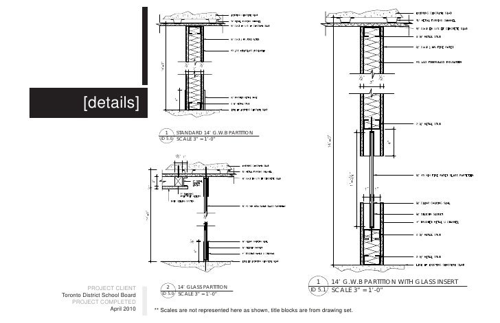 Interior Partition Wall Details