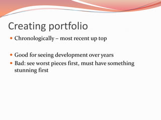 Class 10 Portfolio | PPTX