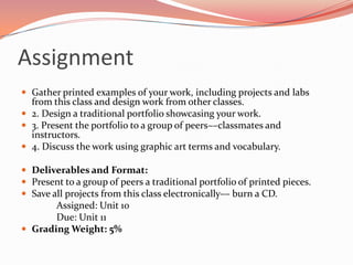 Class 10 Portfolio | PPTX
