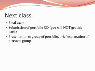 Class 10 Portfolio | PPTX