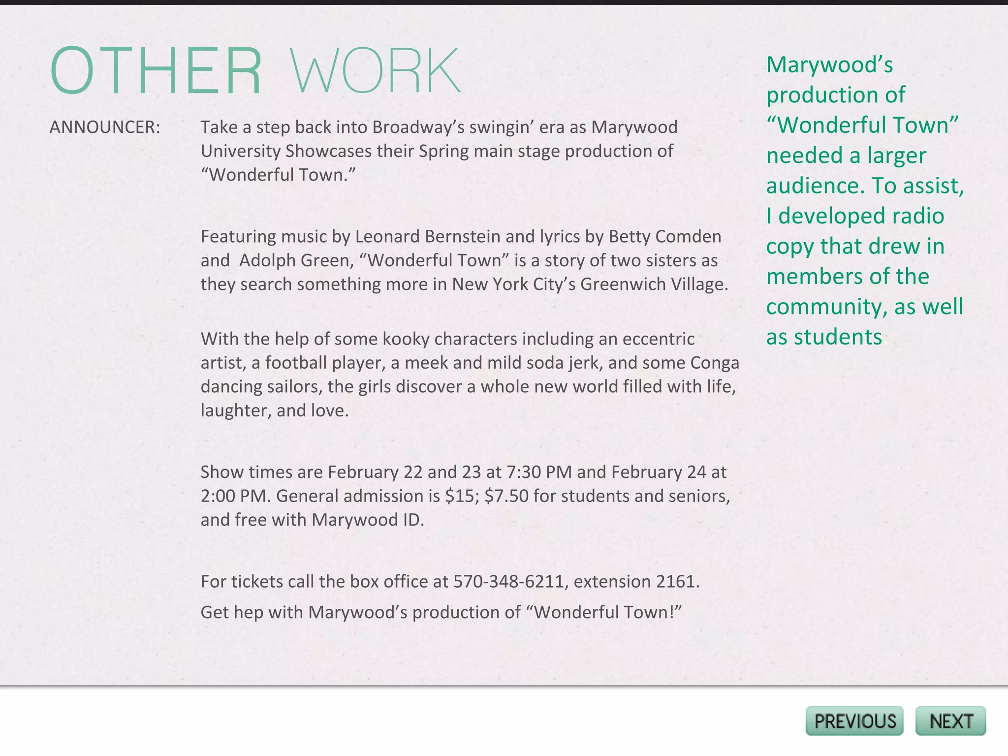 Mandy Boyle: Copywriter Portfolio | PPT