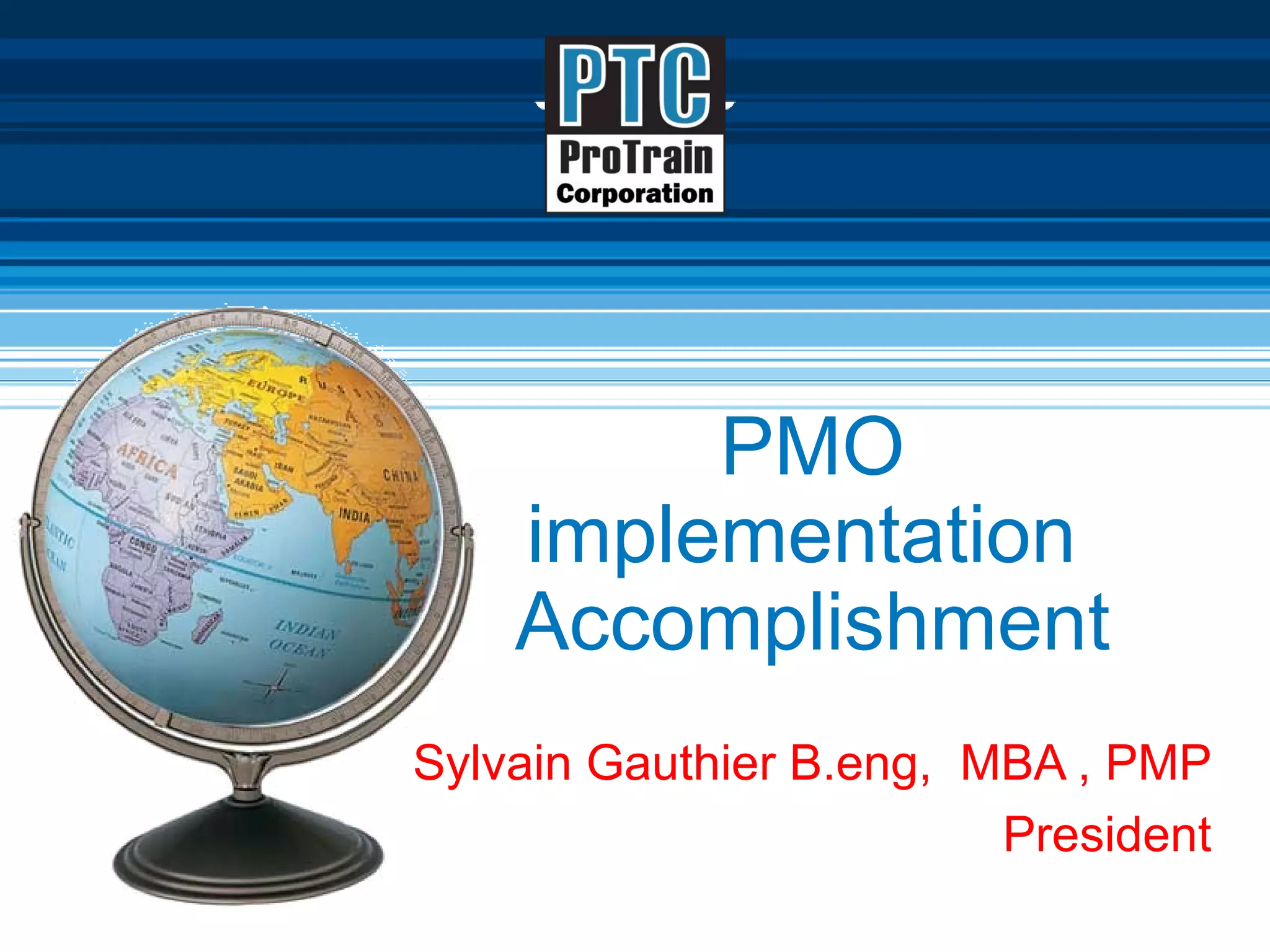 Project Management Office PMO portfolio | PPT
