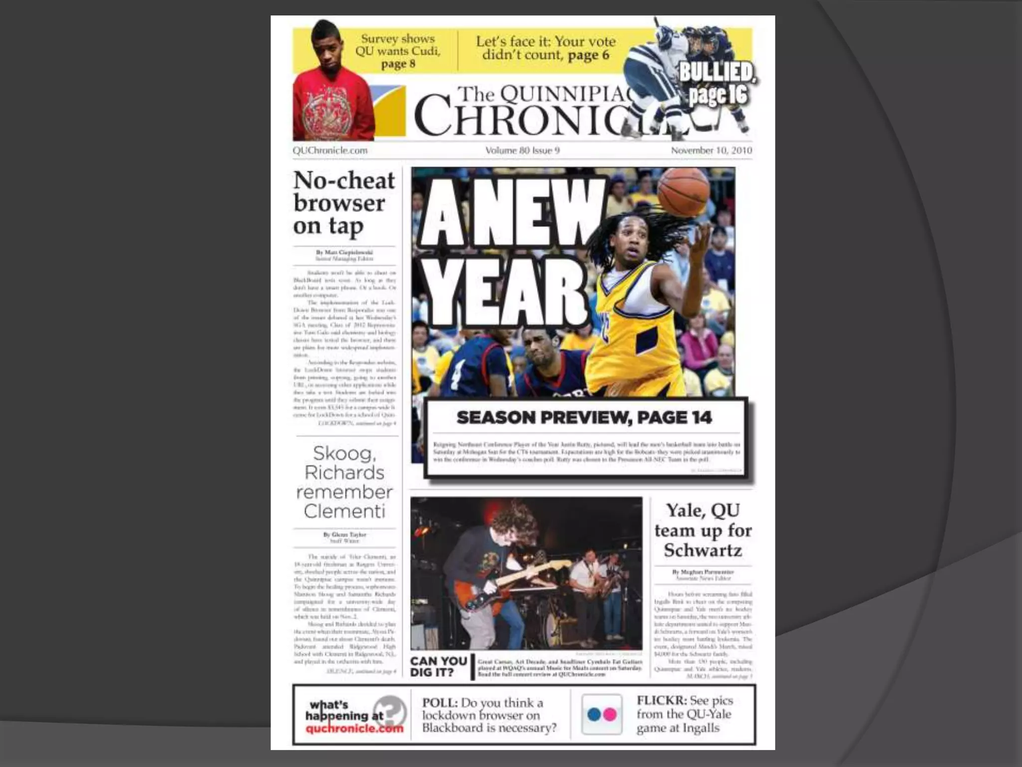 Newspaper Design Portfolio | PPT