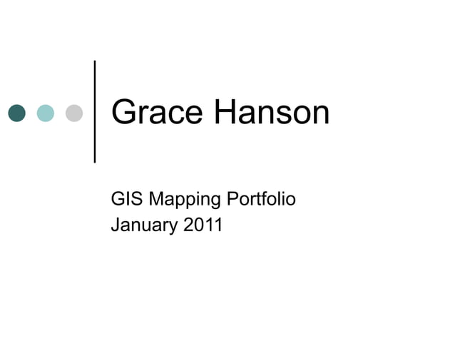 GIS Mapping Portfolio | PPT