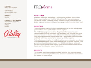 Proforma Portfolio | PDF