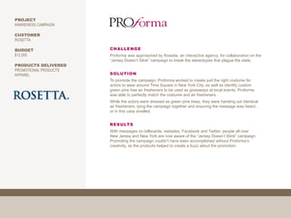 Proforma Portfolio | PDF