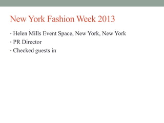 Megan Morelli Portfolio | PPT