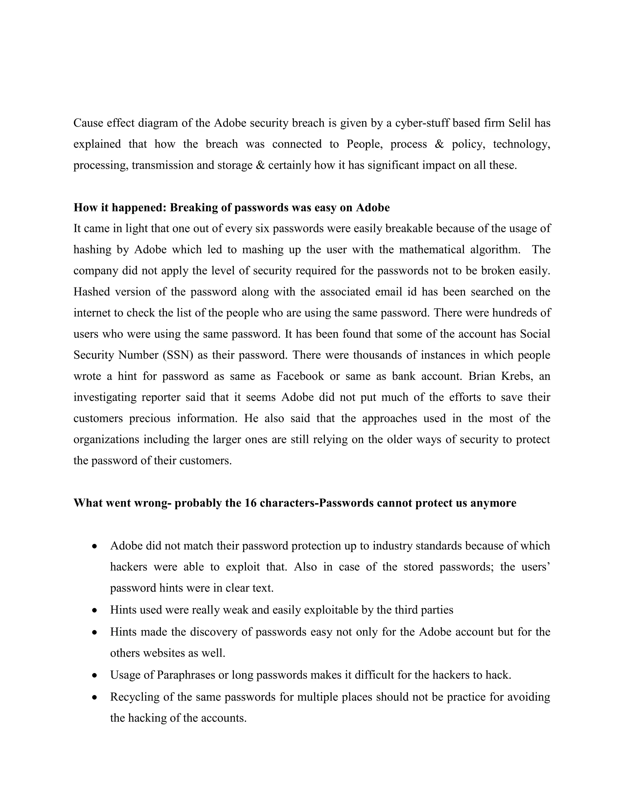 Adobe Security Breach | DOCX