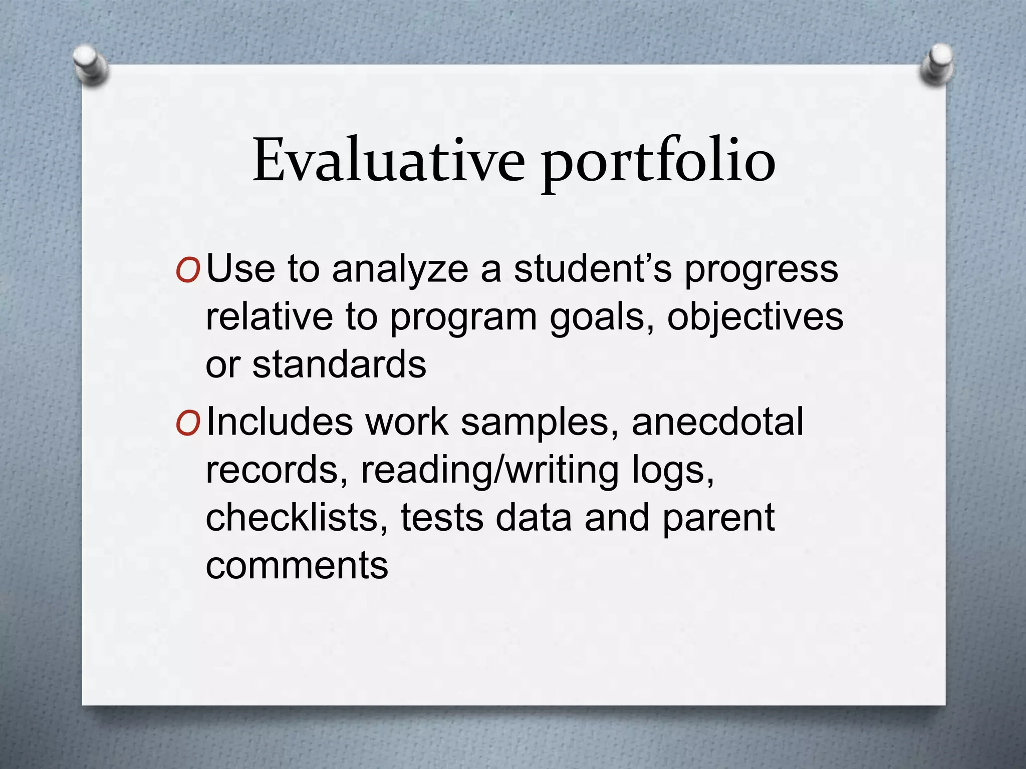 Student Portfolio | PPTX