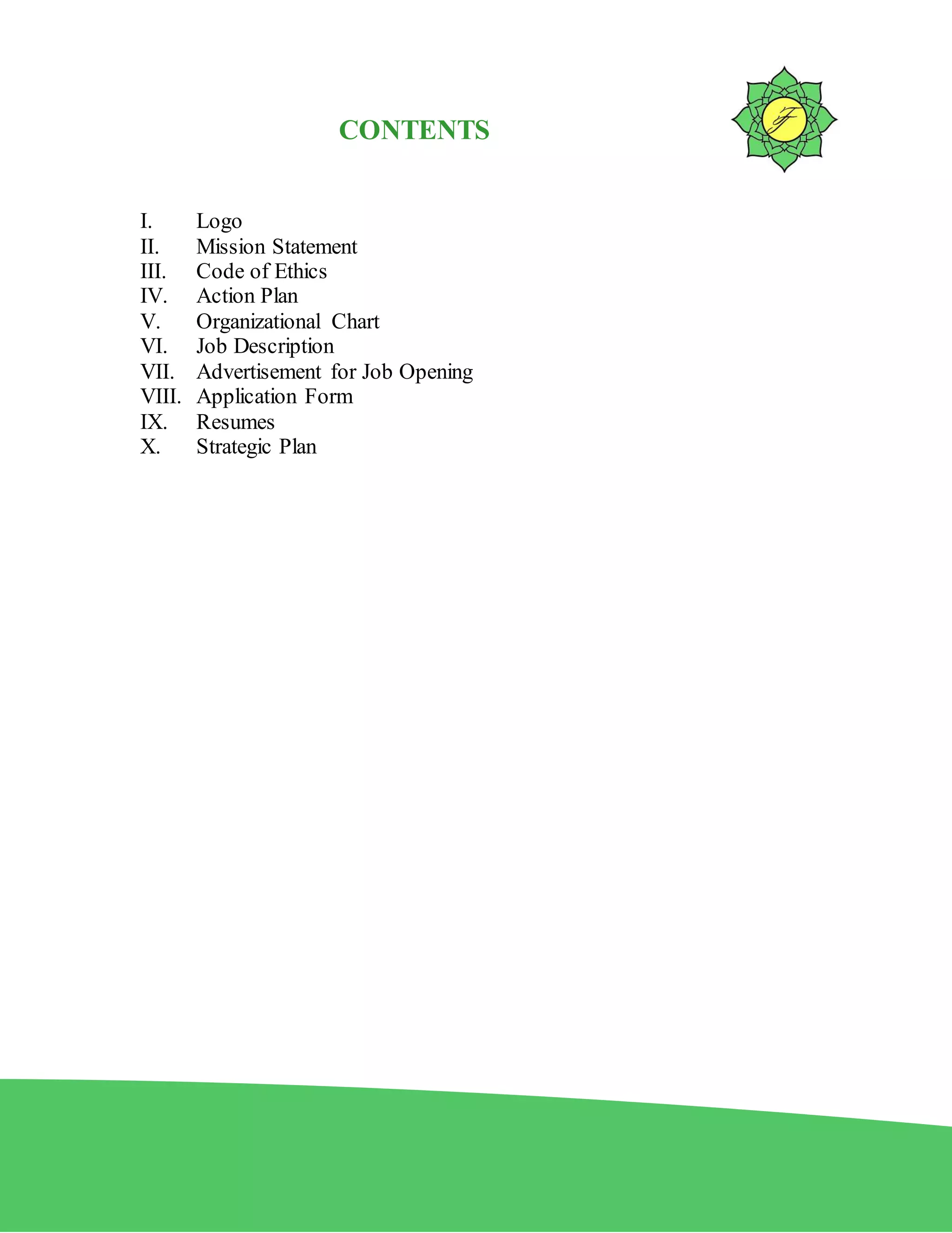 Portfolio - Human Resource Management course | DOCX