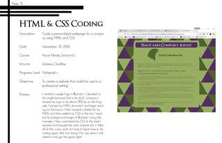 My Portfolio for Visual Media | PDF