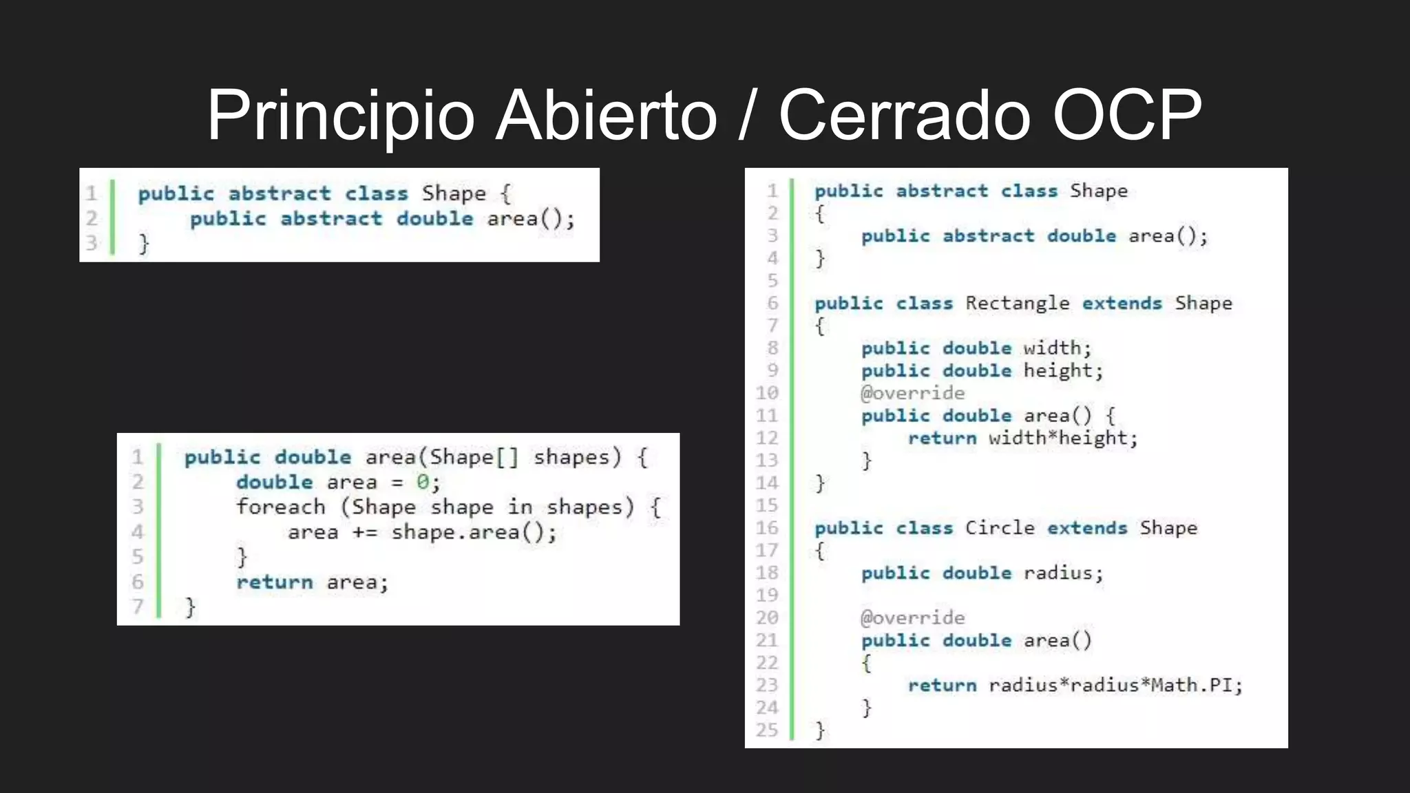 Arquitectura de Software Principio Abierto- Cerrado Open/Close | PPTX | Programming Languages ...