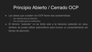Arquitectura de Software Principio Abierto- Cerrado Open/Close | PPTX | Programming Languages ...