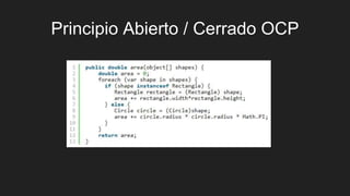 Arquitectura de Software Principio Abierto- Cerrado Open/Close | PPTX | Programming Languages ...