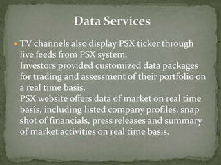 Pakistan Stock Exchange | PPTX