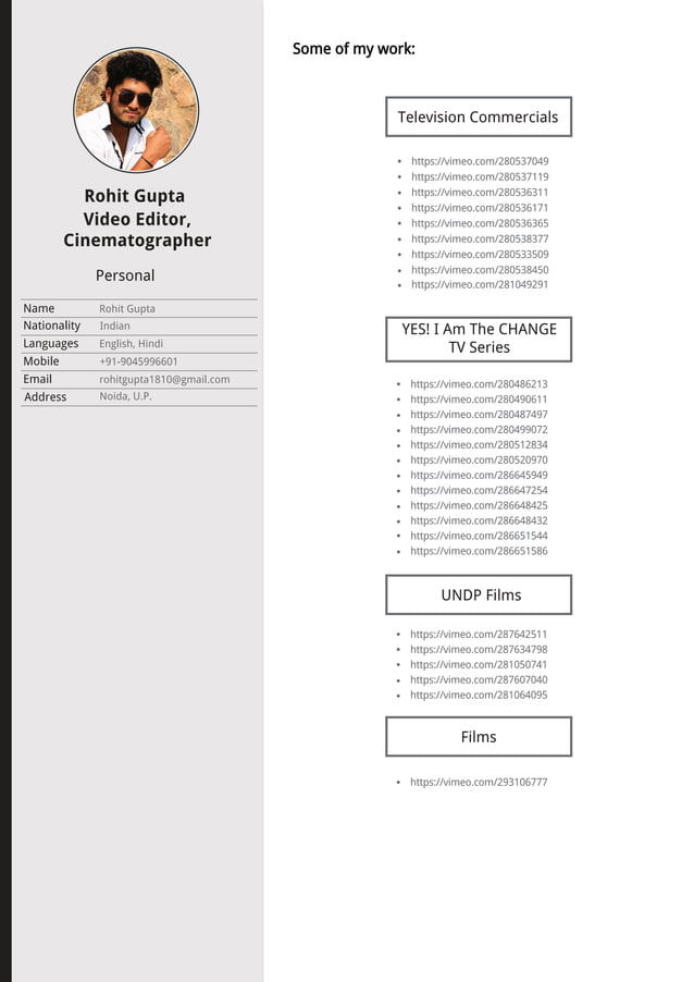 Rohit Portfolio | PDF
