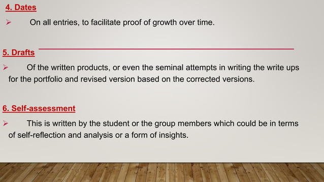 Types of Portfolio | PPTX | Education