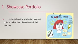 Types of Portfolio | PPTX | Education