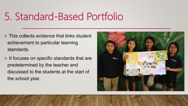 Types of Portfolio | PPTX | Education