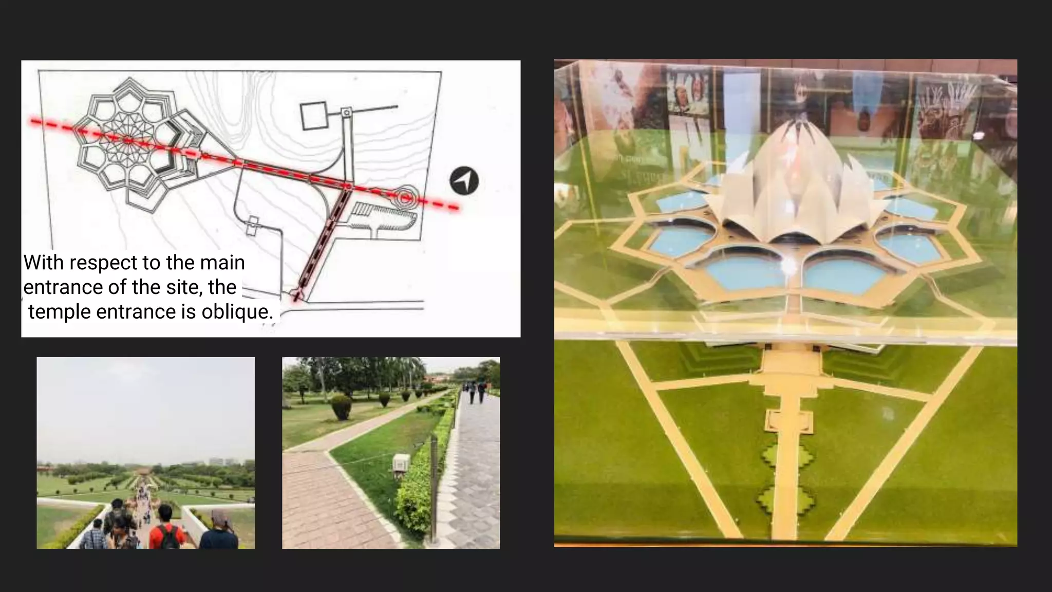 Critical Appreciation of landscape of Lotus Temple | PPTX