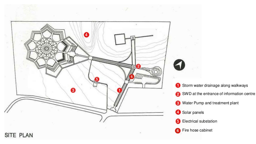 Critical Appreciation of landscape of Lotus Temple