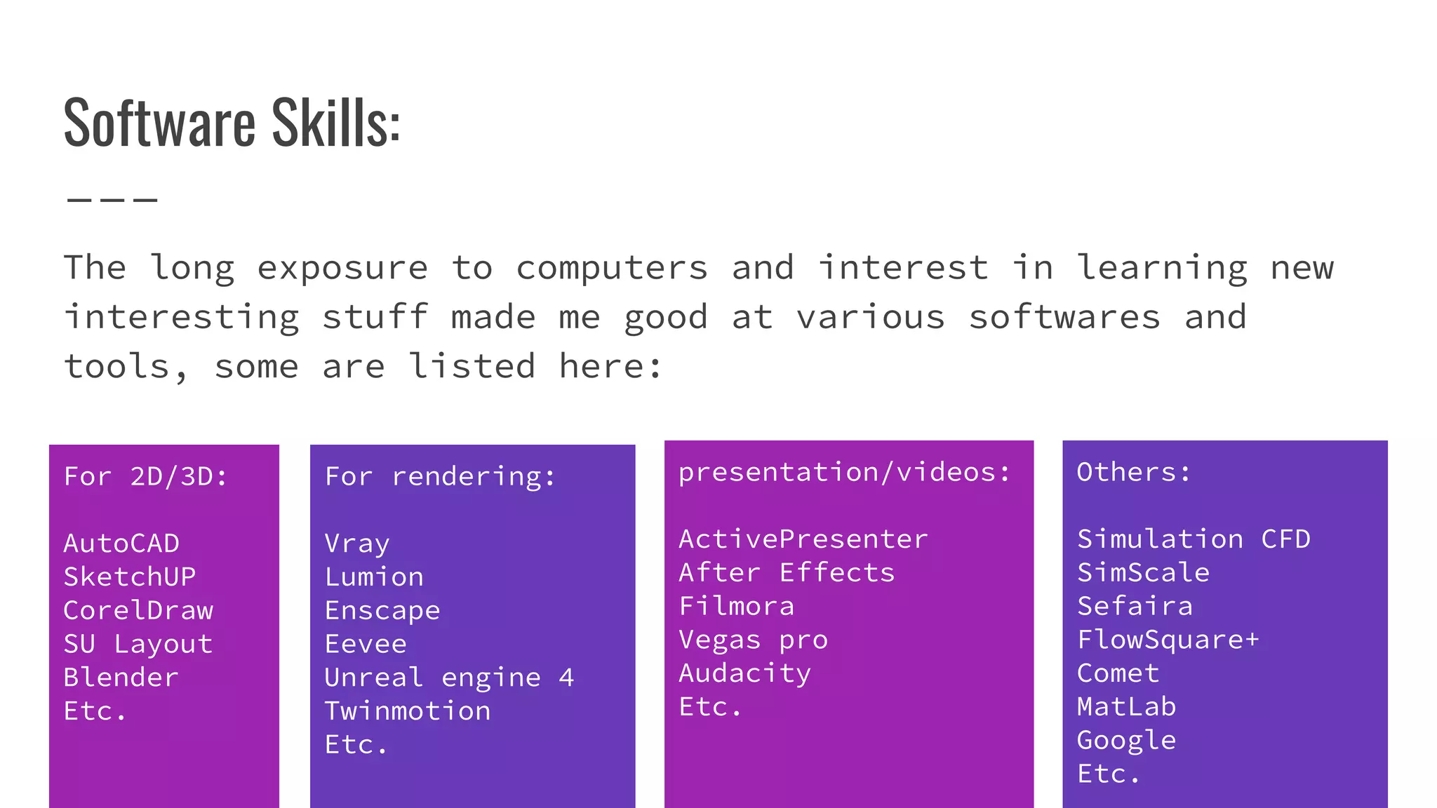 My B. Arch internship portfolio | PDF