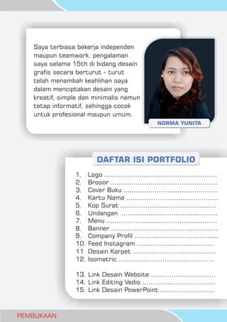 Portfolio norma yunita | PDF