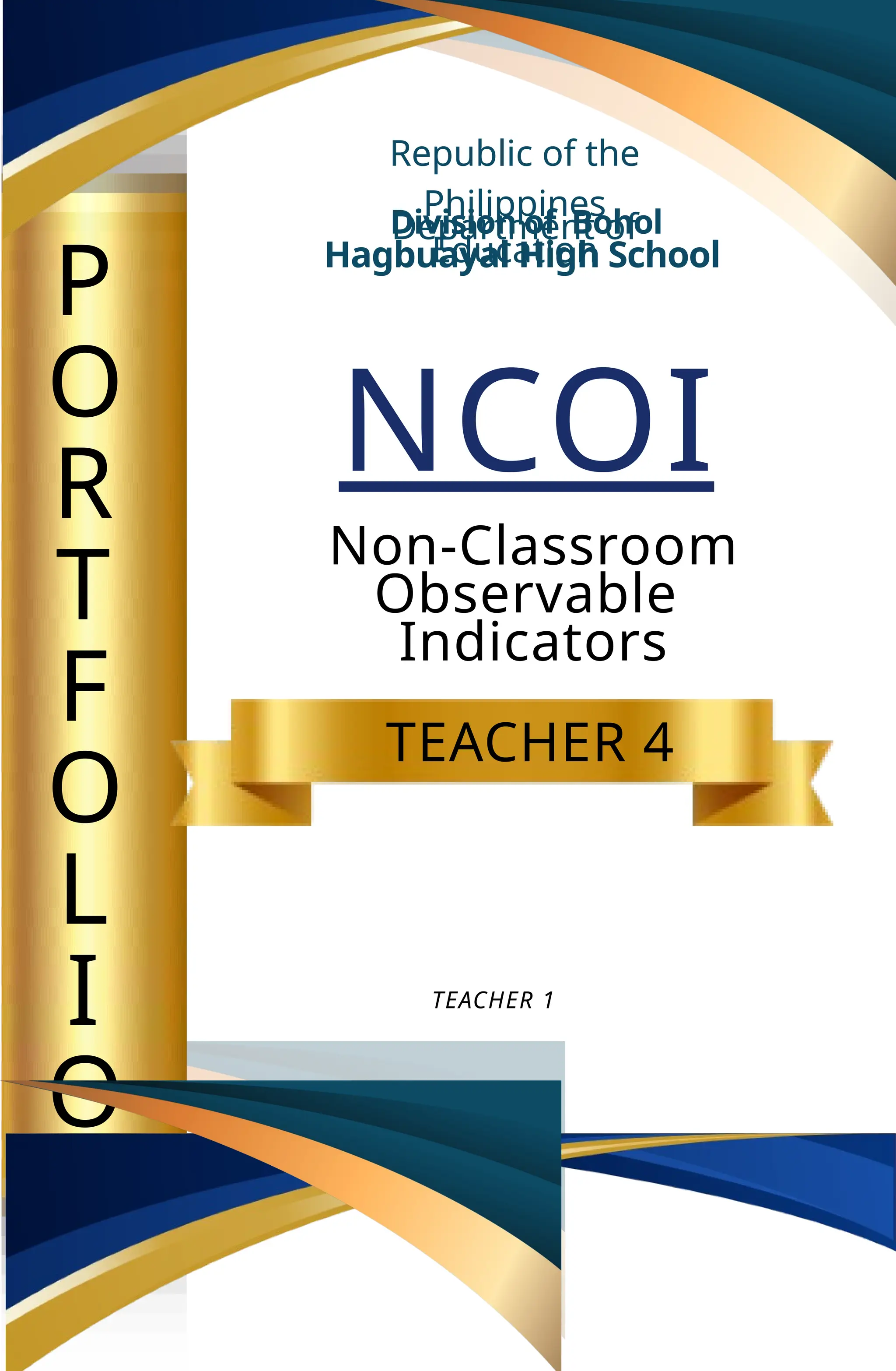 PORTFOLIO FOR CAREER PROGRESSION FOR TEACHERS.pptx