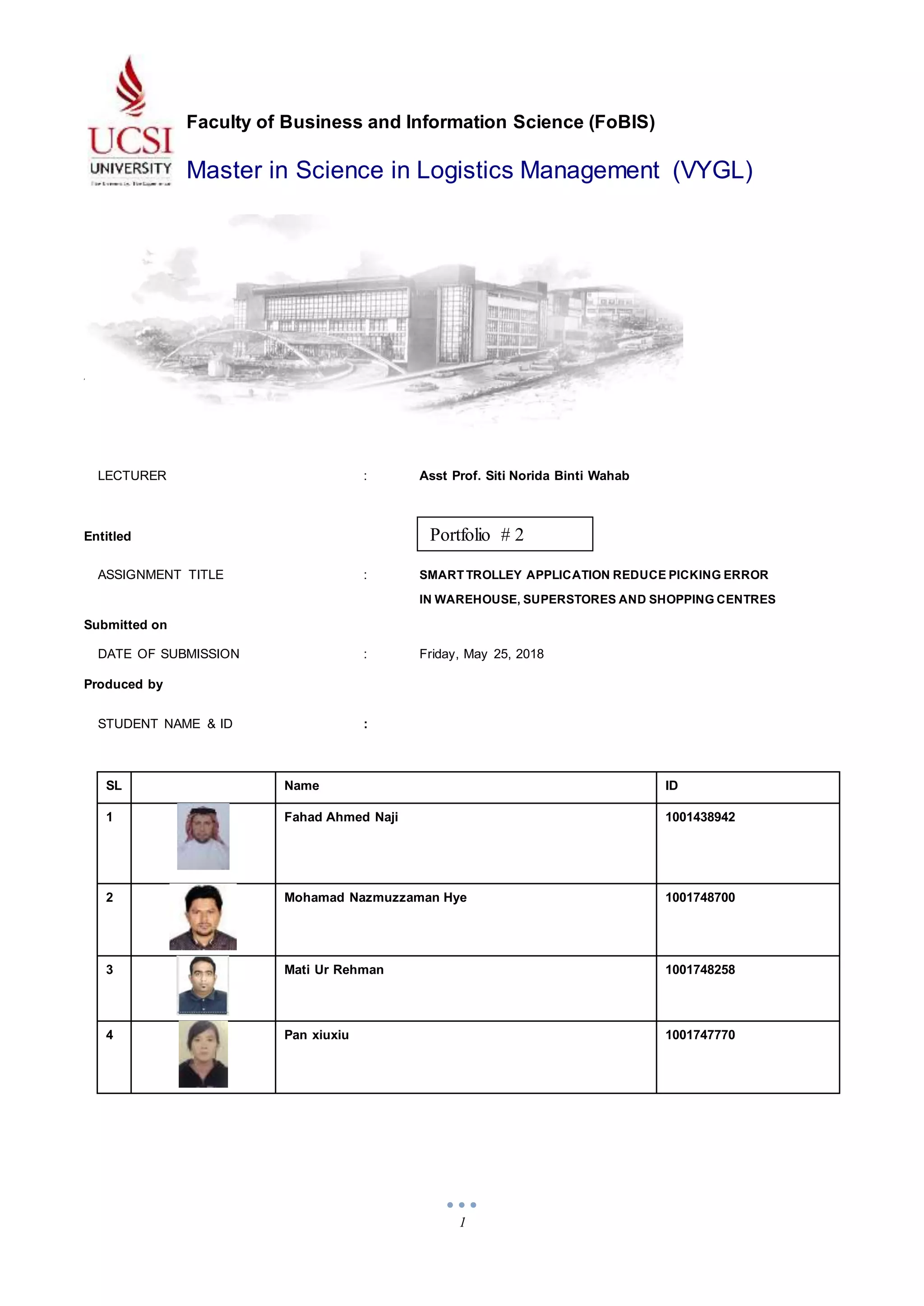 SMART TROLLEY APPLICATION REDUCE PICKING ERROR IN WAREHOUSE ...