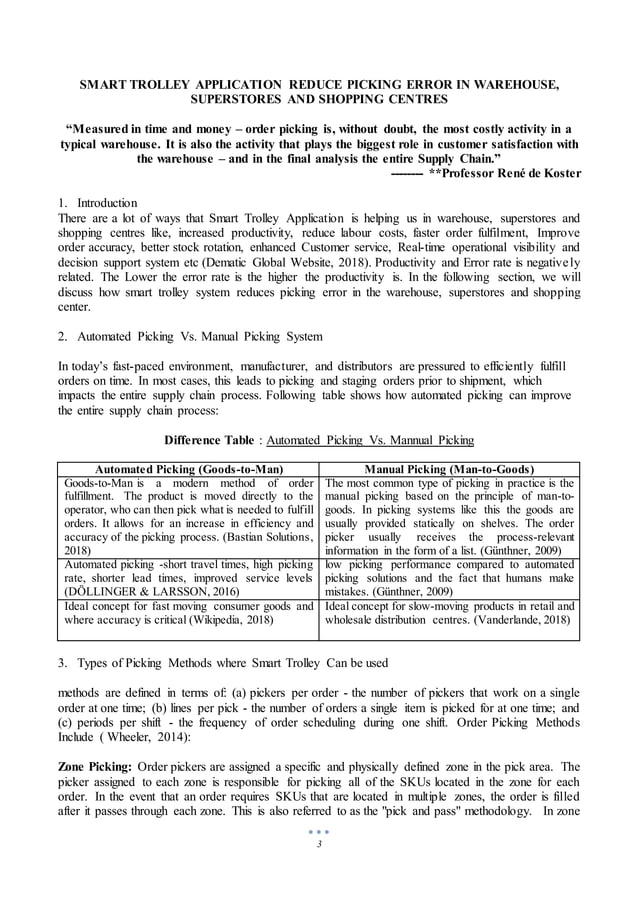 SMART TROLLEY APPLICATION REDUCE PICKING ERROR IN WAREHOUSE ...