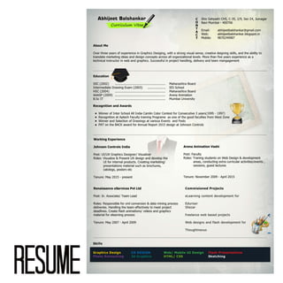 Portfolio Abhijeet Balshankar | PDF