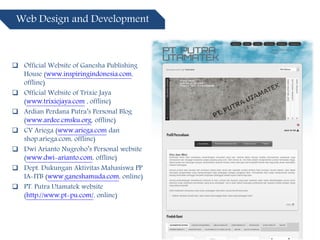 Portfolio Ardian Perdana Putra 20150702 | PPT